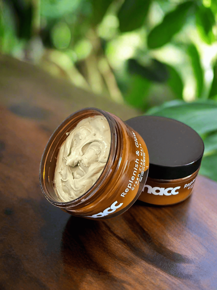 Green Clay Mask – Snacc Beauty Replenish & Glow – SNACC BEAUTY
